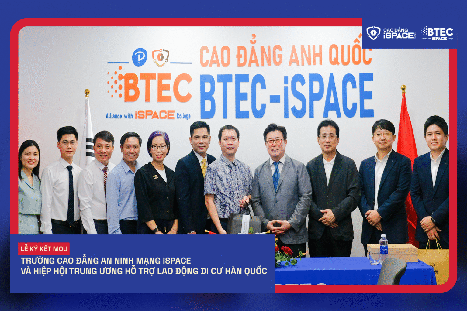Mở rộng cơ hội du học Hàn Quốc cho sinh viên iSPACE thông qua ký kết hợp tác với Hiệp hội Trung ...